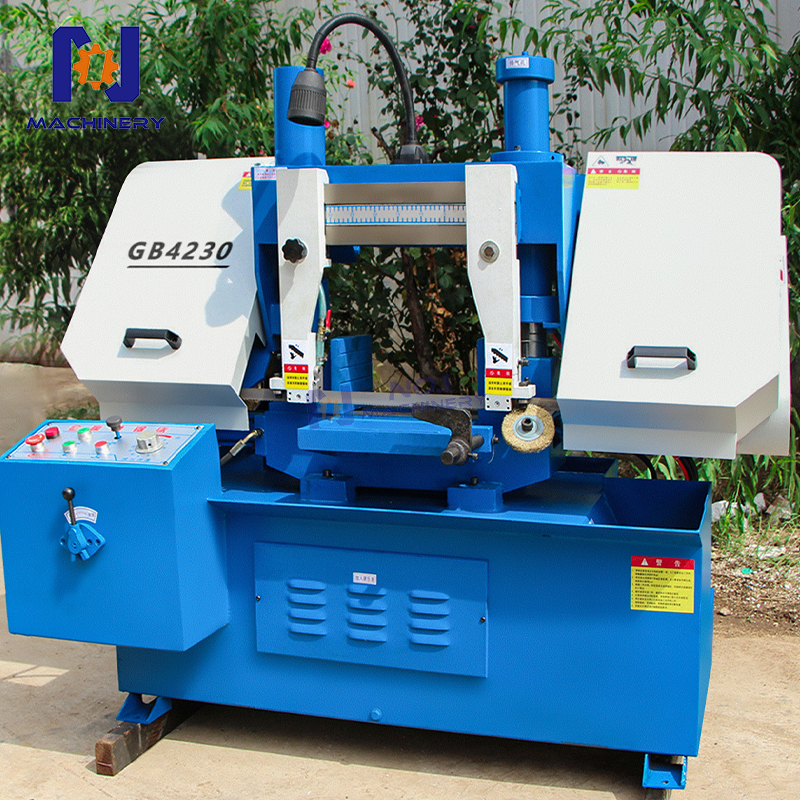 GB4230 Metal Cutting Horizontal Band Saw Machine with Core Motor Component