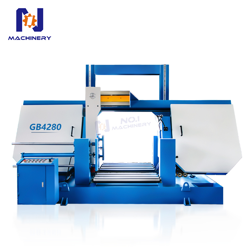 GB4280 Large Size Bandsaw 800mm Double Column Horizontal Metal Cutting ...